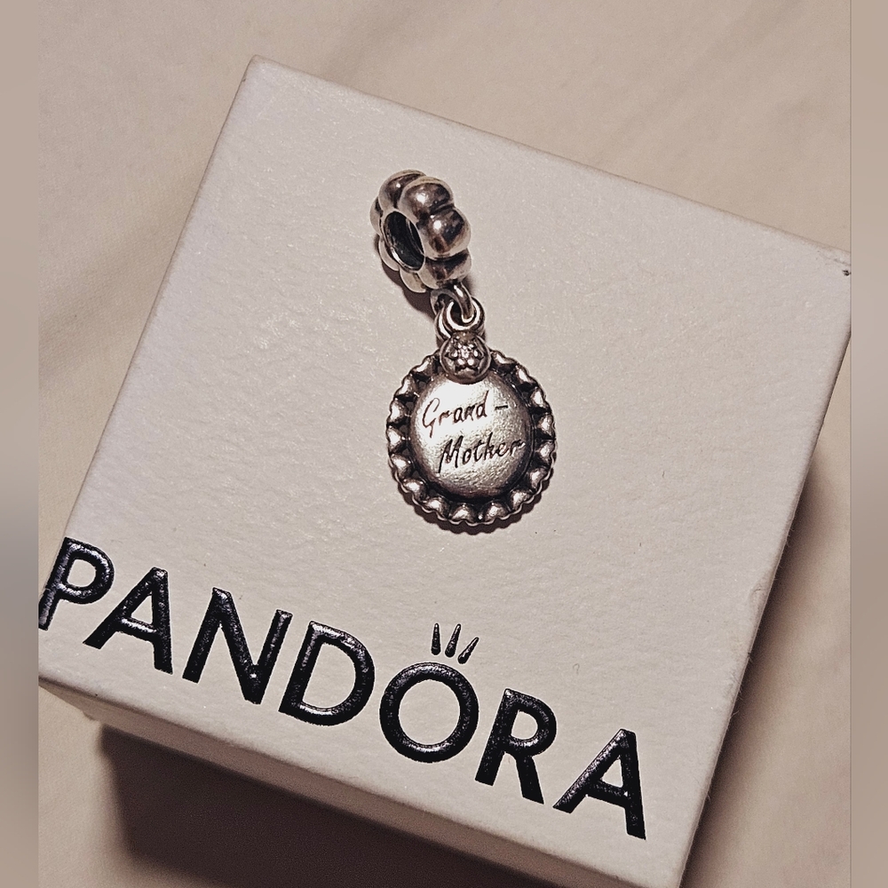 Authentic Pandora Retired 'Grand Mother ' Sterling Si… - Gem